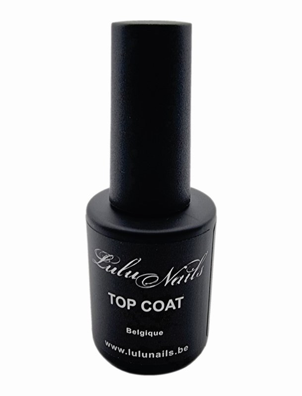 Top Coat Brillant Professionnel – LuluNails (10 ml) sans Hema ni Tpo